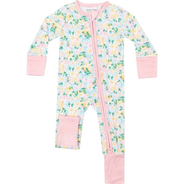 COLOR FILL DAISIES 2 WAY ZIPPER ROMPER, Multi - Angel Dear Rompers ...