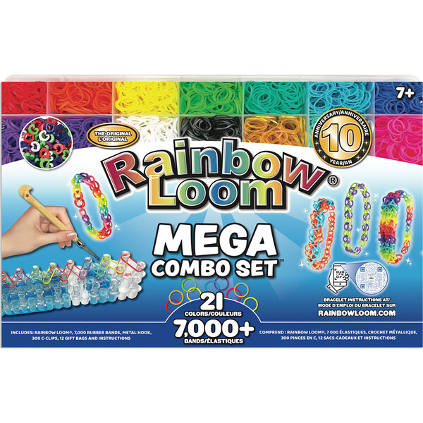 Rainbow Loom MEGA Combo Bracelet Craft Kit - Rainbow Loom Arts & Crafts ...