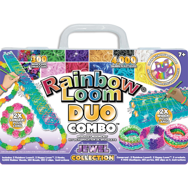 Jewel Collection DUO Combo Bracelet Kit - Rainbow Loom Arts & Crafts ...