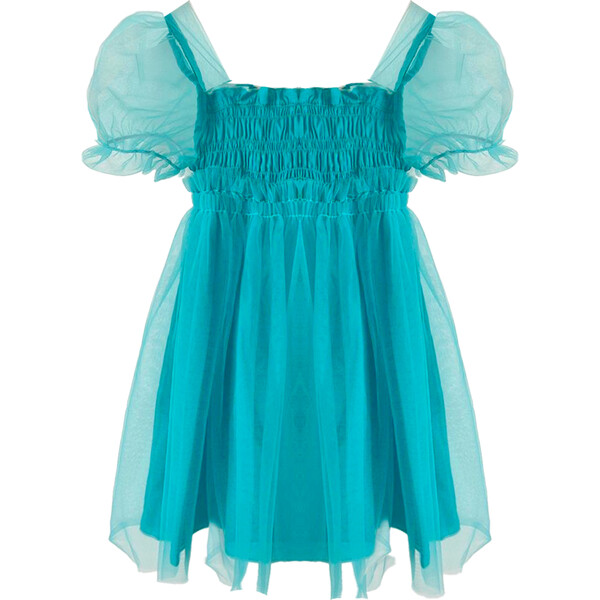 Mini Princess Dress, Blue - All Small Co Dresses | Maisonette