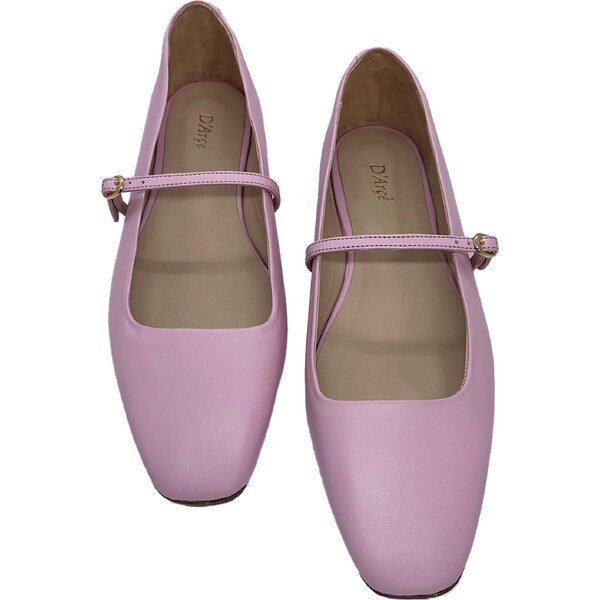 Women's Hilda Mary Jane Ballet Flats, Blush Pink - D'Arçé Sandals ...