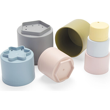 Tiny BIO Sustainable Bioplastic Stacking Play Cups - Dantoy Infant ...