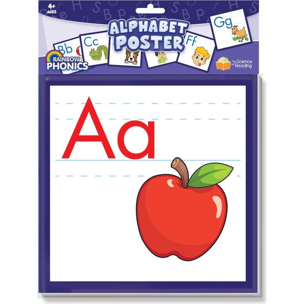 Rainbow Phonics: Alphabet Poster - Junior Learning STEM Toys | Maisonette