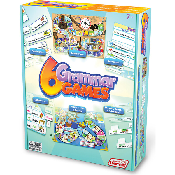6 Grammar Games Board Game - Junior Learning Games | Maisonette