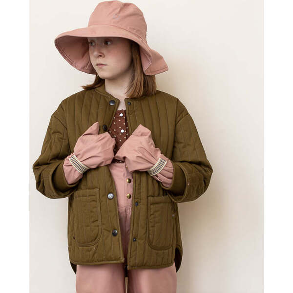 Waterproof Mid-Forearm Mittens, Beach Rose - fairechild Hats, Scarves ...
