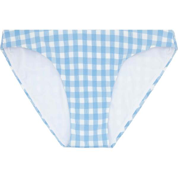 Women's Surfside Blue Crinkle Gingham Low Waist Bikini Bottom - Minnow ...