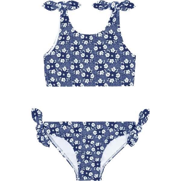 Girls Ditch Plains Daisy Tie Knot Bikini Minnow Swim Maisonette