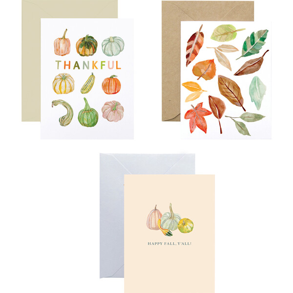 Fall Greeting Card Set - Lana's Shop Exclusives | Maisonette