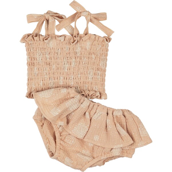 June Two Piece Se, Seashell Pink Sandt - Wild Wawa Mixed Apparel Set ...