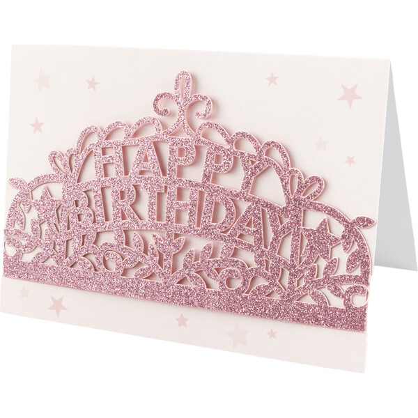 Wearable Pink Tiara Birthday Card - Meri Meri Party Goods | Maisonette