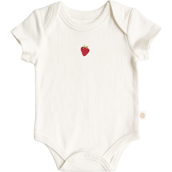 Baby Onesie, Red Strawberry - The Blueberry Hill Rompers | Maisonette