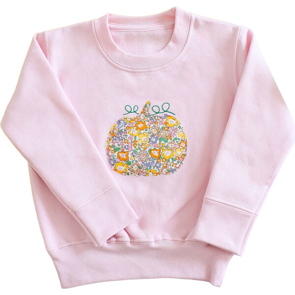 Liberty of London Pumpkin Children's Jumper, Pale Pink - My Little Shop UK Tops | Maisonette