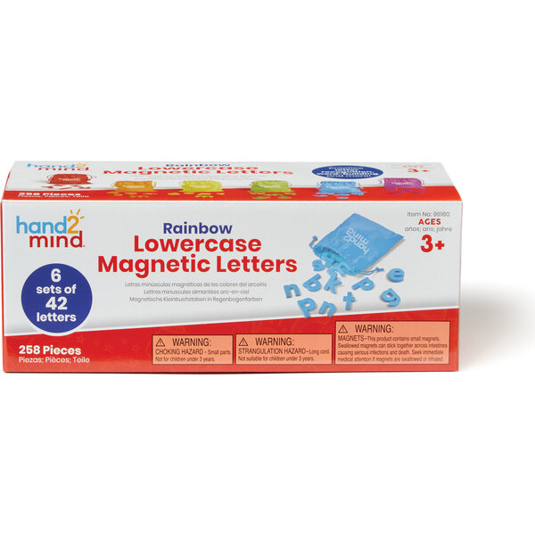 Rainbow Lowercase Magnetic Letters - Educational Insights STEM Toys ...