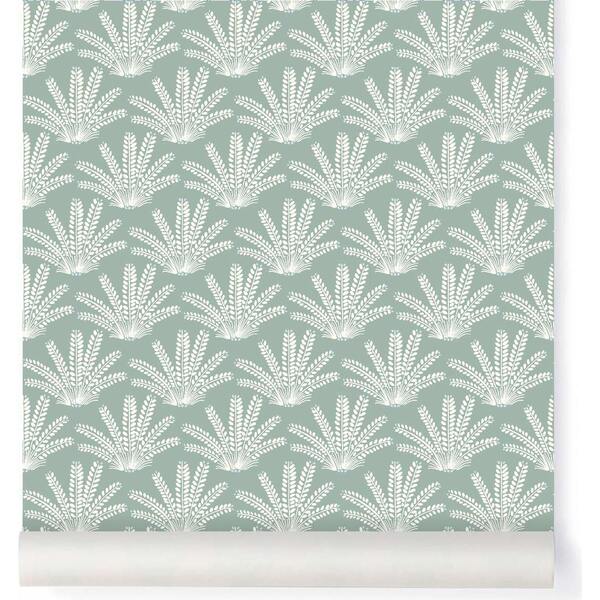 Maracas Non-Woven Wallpaper, Sage - Little Cabari Mirrors & Wall Decor ...