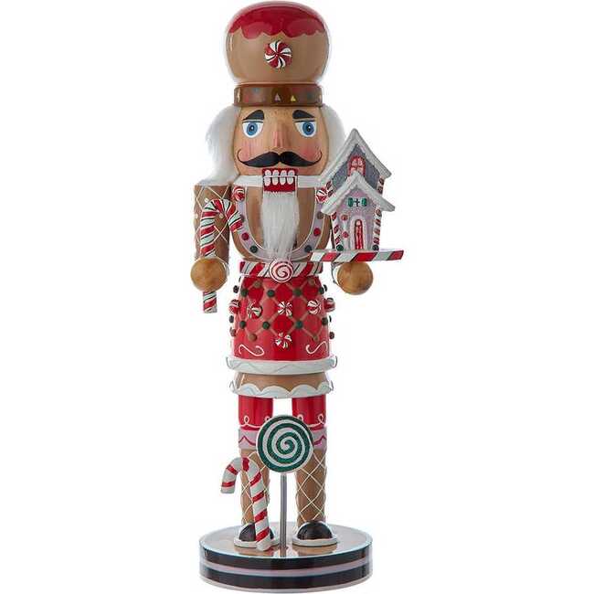 12-Inch Gingerbread Nutcracker - Kurt Adler Nutcrackers | Maisonette