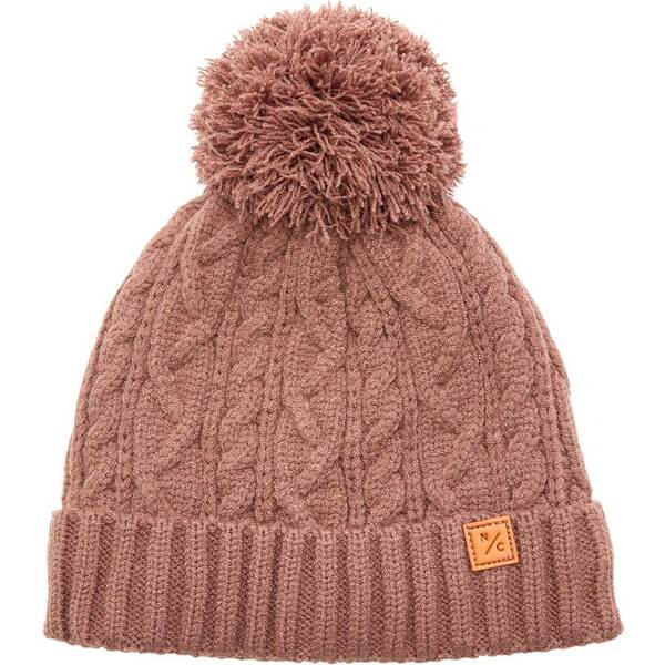 Cable Knit Pop Pom Hat, Cocoa Brown - Northern Classics Exclusives ...