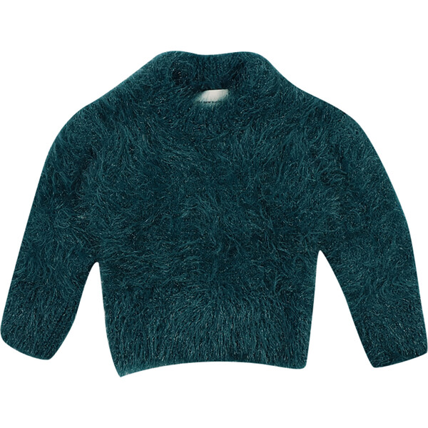 Messier Ribbed Round Collar Wide Cuff Jumper, Retro Green - The New ...