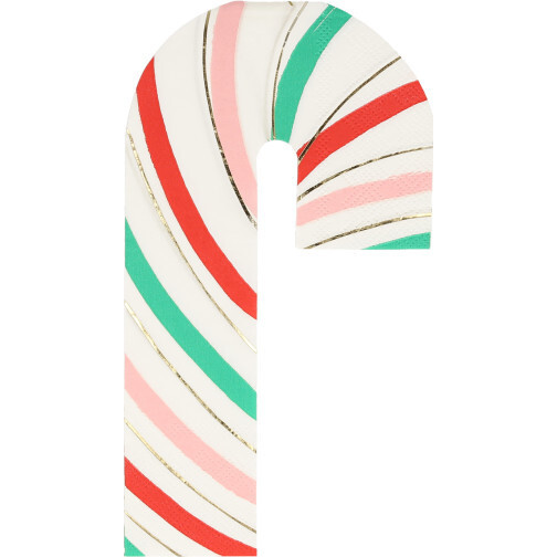 Candy Cane Napkin - Meri Meri Party & Tabletop | Maisonette