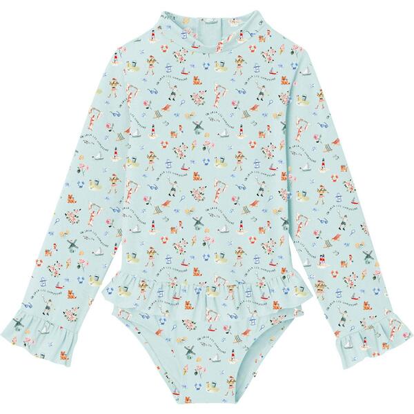 Lison Paris X Danrie Jersey Anti-UV UPF50+ Long Sleeve One-Piece ...