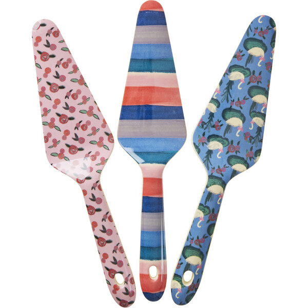 Melamine A New York Minute Print Cake Server, Assorted Colors (Pack Of ...