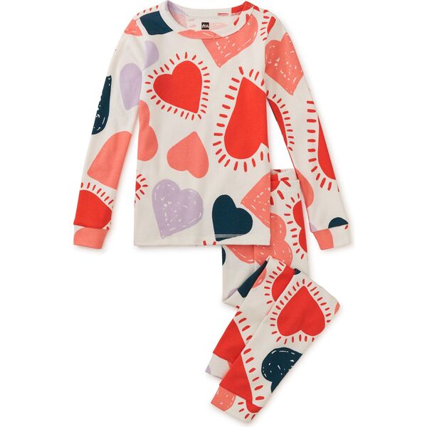 Goodnight Pajama Set, Heartburst - Tea Collection Sleepwear | Maisonette