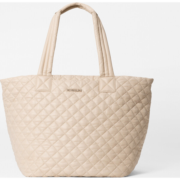Medium Metro Tote Deluxe, Buff - MZ Wallace Bags & Luggage | Maisonette