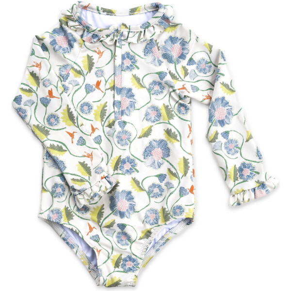 Jane Suit, Happy Hummingbird - Sun House Children's Swim | Maisonette