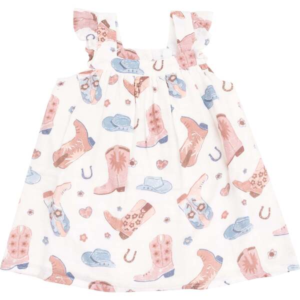 Sundress, Cowboy Boots Pink - Angel Dear Dresses | Maisonette
