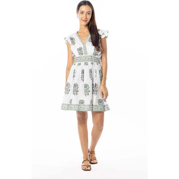 Mini Celine Dress, Green Tea - Bindu Dresses | Maisonette