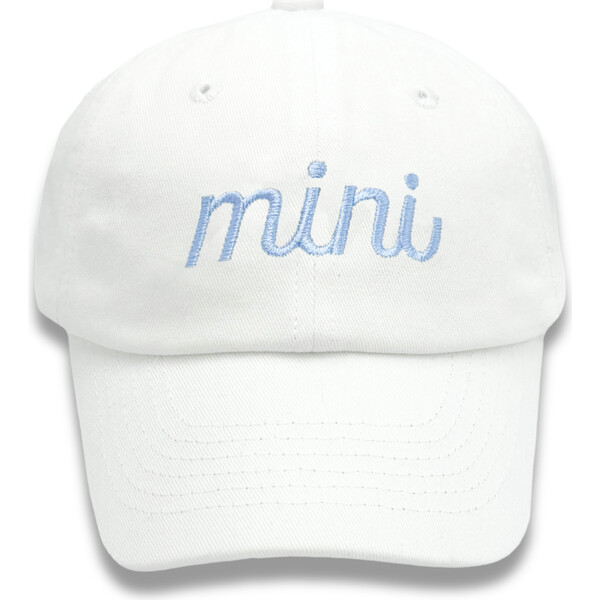 Mini Baseball Hat, White - Bits & Bows Hats, Scarves & Gloves | Maisonette