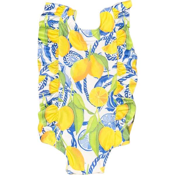 The Positano - Girls Ruffle One Piece UPF 50+ - Kenny Flowers Swim ...