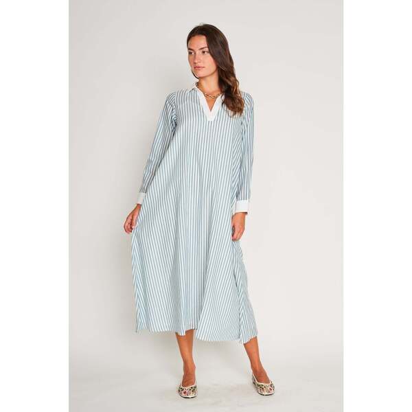 Jovie Dress, Fob Blue Stripe - dRA Dresses | Maisonette
