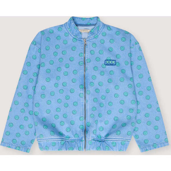 Smiley Denim Bomber SmileyWorld® Blue - The New Society Outerwear ...