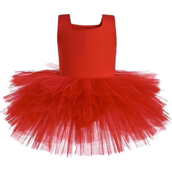 Layered Leotard, Red - Mimi Tutu Dresses | Maisonette