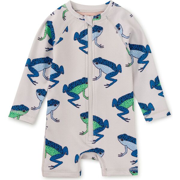 Rash Guard Baby Swimsuit, Blue Dart Frogs - Tea Collection Swim ...