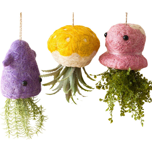 Coco Coir Sea Creature Air Planters - LIKHA Planters & Pots | Maisonette