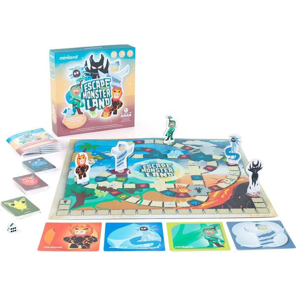 Escape from Monsterland Empathy & Teamwork Board Game - Miniland Games ...