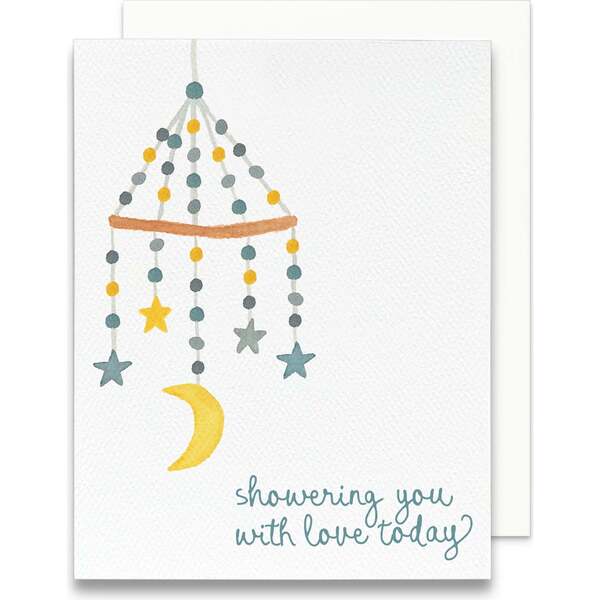 Showering You With Love Baby Shower Greeting Card - Gert & Co Paper ...