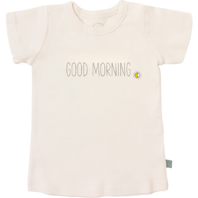 Graphic Tee, Good Morning - Finn + Emma Tops | Maisonette