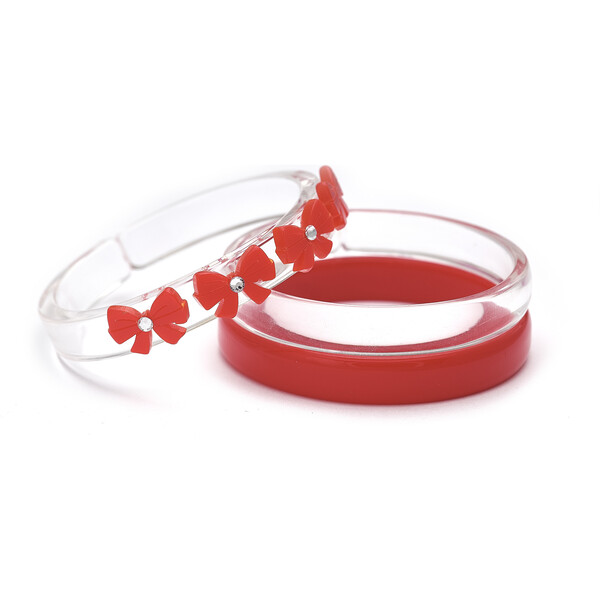 Bows Red Bangles - Lilies & Roses Jewelry | Maisonette