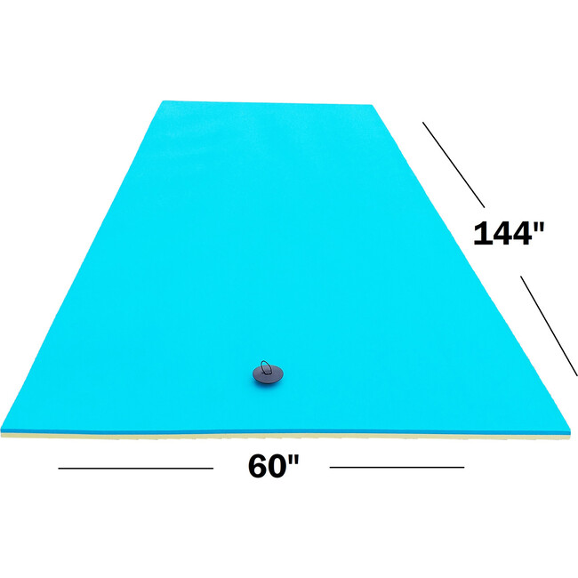Water Pad Pool & Lake Float - Oversized 144"x60" Dense Foam Pad - Magic ...