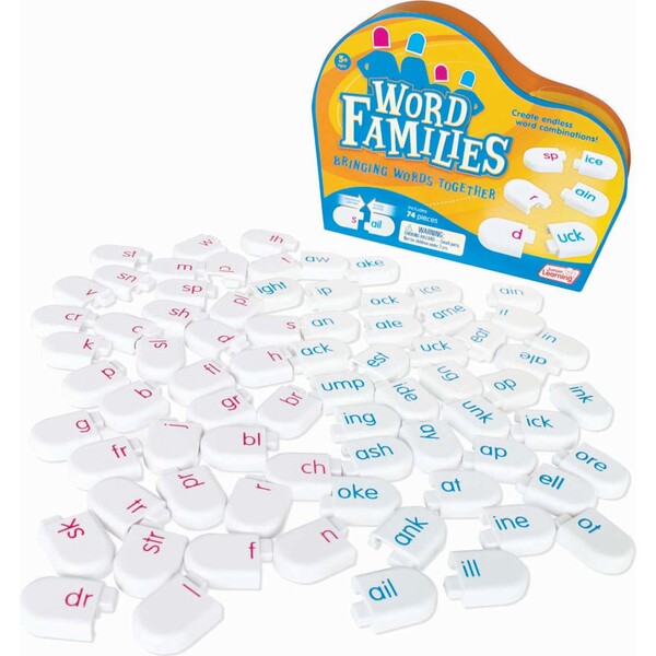 Word Families for Ages 5-8 Grade 2 Grade 5 Learning - Junior Learning ...