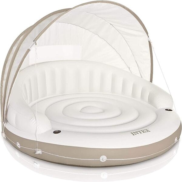 Inflatable Canopy Island Float Lounge - Intex Entertainment Outdoor ...