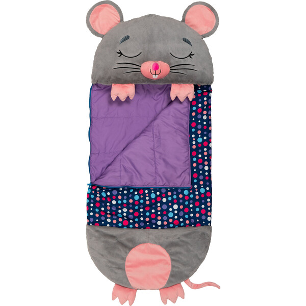 Happy Nappers: Pillow & Sleepy Sack: Medium - Mouse - Idea Tank Plush ...