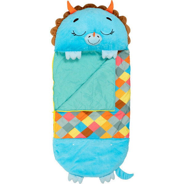 Happy Nappers: Pillow & Sleepy Sack: Medium - Triceratops Timmy - Idea ...