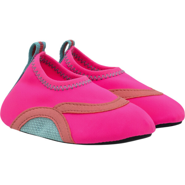 Scuba Bright Pink Spandex Aqua Shoe - Robeez Shoes & Booties | Maisonette