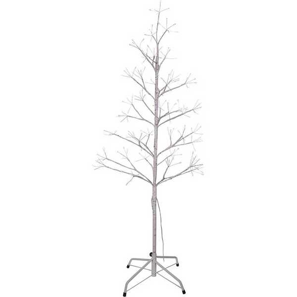 4-Foot White Birch Twig Tree with Multi-Color 8-Function Lights - Kurt ...