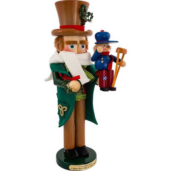 17-Inch Limited Edition Steinbach Bob Cratchit with Tiny Tim Nutcracker ...