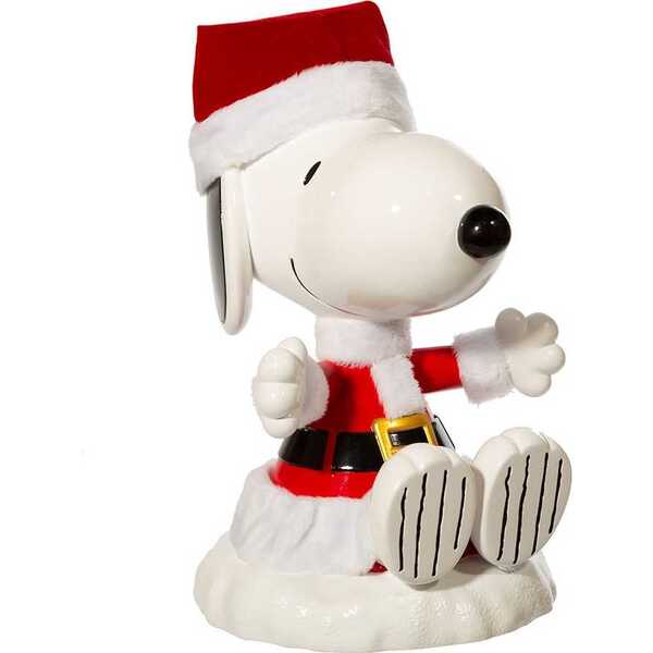 Santa Snoopy Tree Topper - Kurt Adler Accents | Maisonette