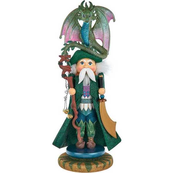 18-Inch Hollywood Nutcrackers Wizard With Dragon Nutcracker - Kurt ...